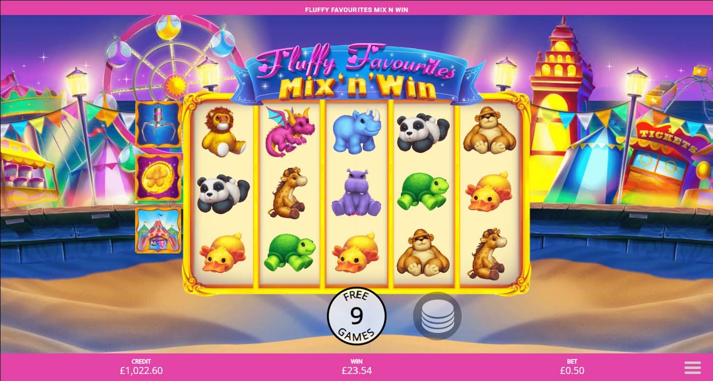 Exciting Fluffy Favourites Mix 'n' Win Slot Game Overview